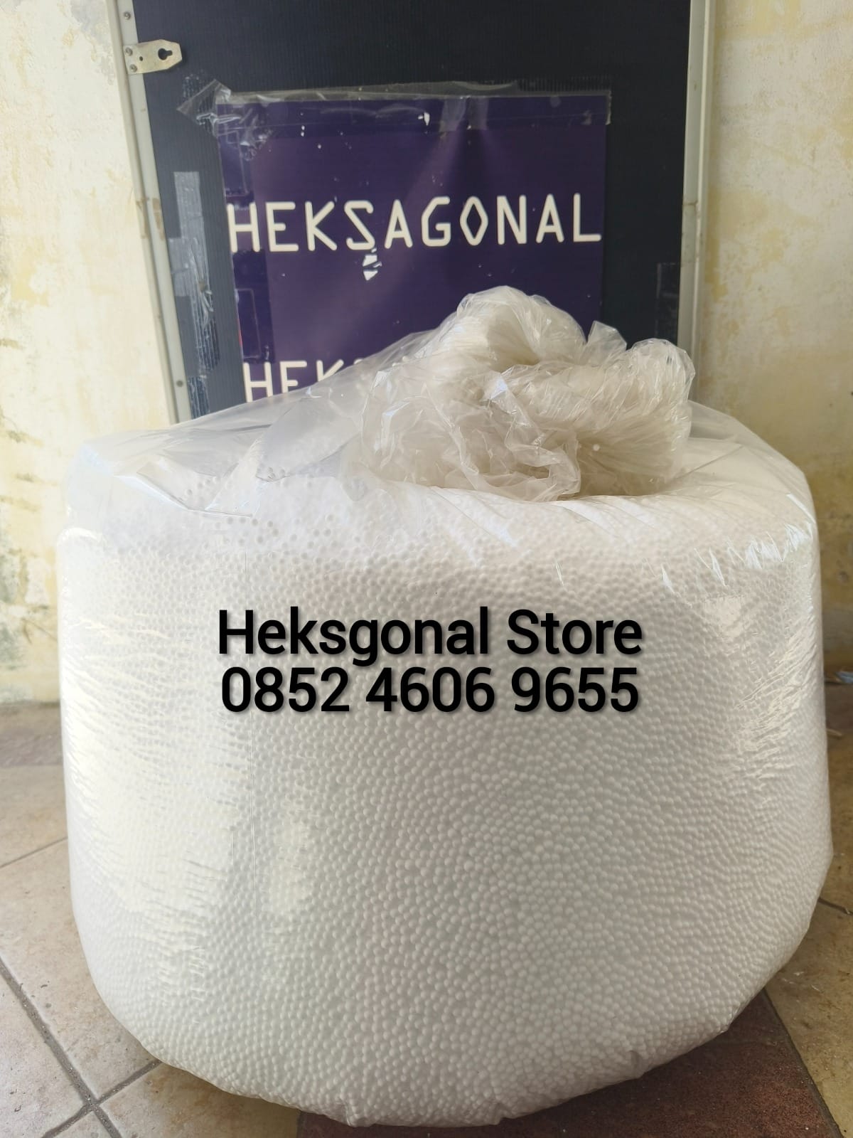 Styrofoam butiran balikpapan - Heksagonal