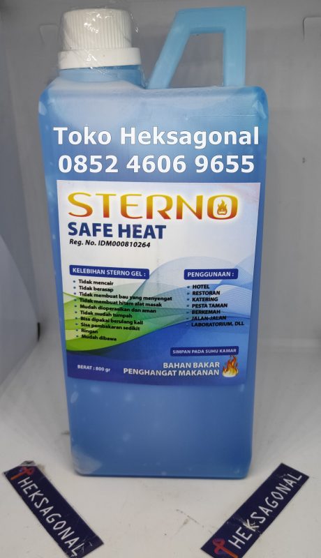 Sterno gel jelly biru sterno refill 800ml Balikpapan - Heksagonal