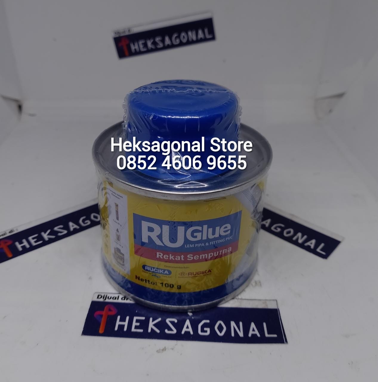 Lem Rucika Ruglue Pipa pralon PVC Perekat kaleng 100g Balikpapan ...