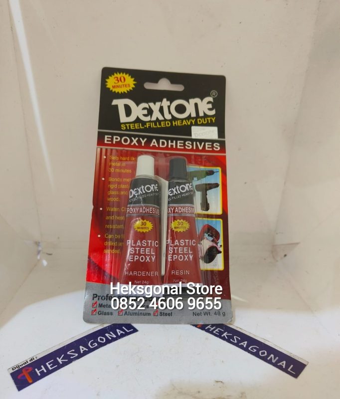 Lem epoxy lem campur lem besi dextone 30menit 48gram Balikpapan ...