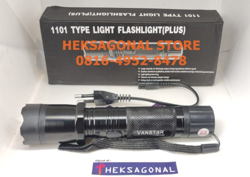 Senter swat dan kejut listrik plus laser Balikpapan - Heksagonal